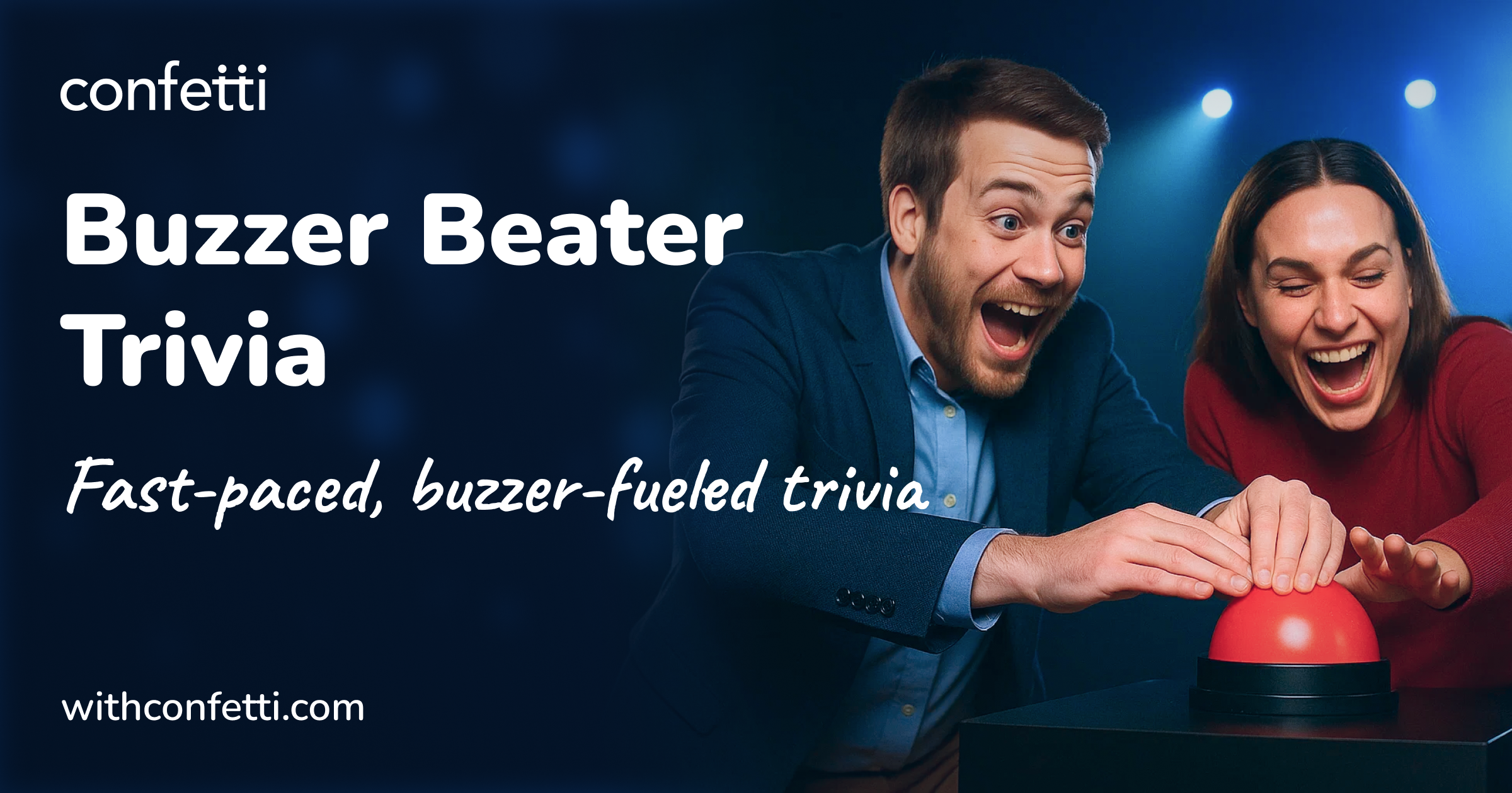 Confetti 🎉 | Buzzer Beater | 15-Minute Virtual Trivia for Teams